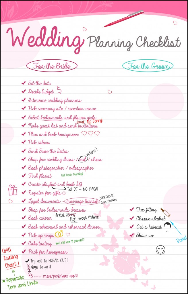 Wedding Planning Checklist The Groom Has It So Easy Anoush Wedding