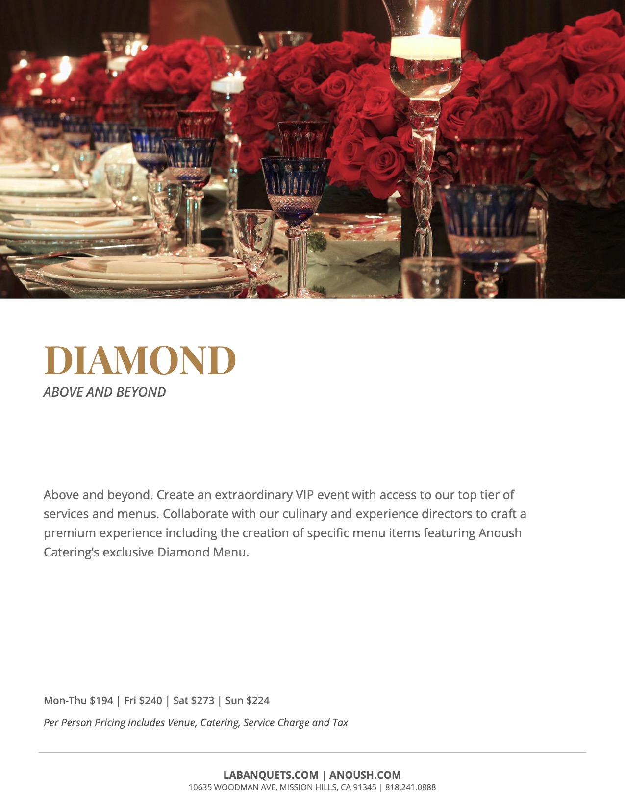 Experiences | Anoush Landmark